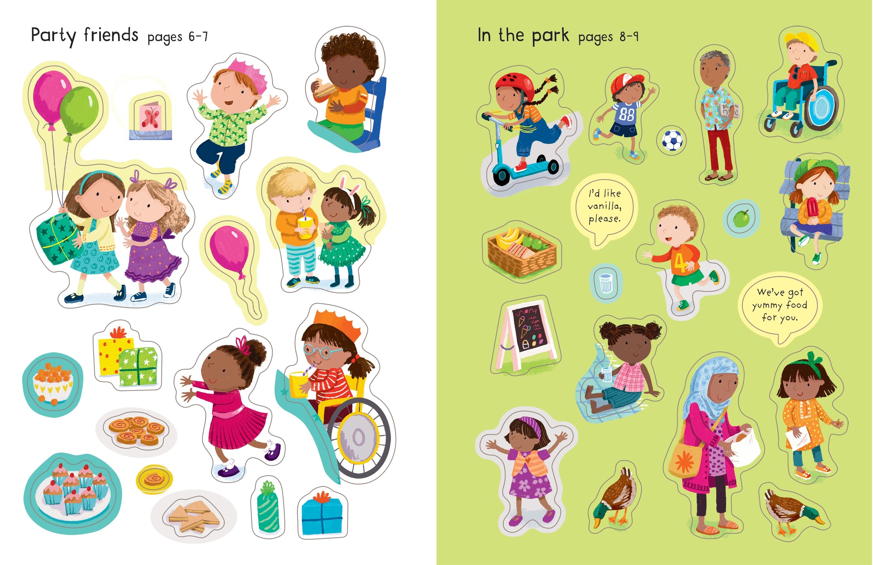 First Sticker Book My Friends - FAHASA.COM