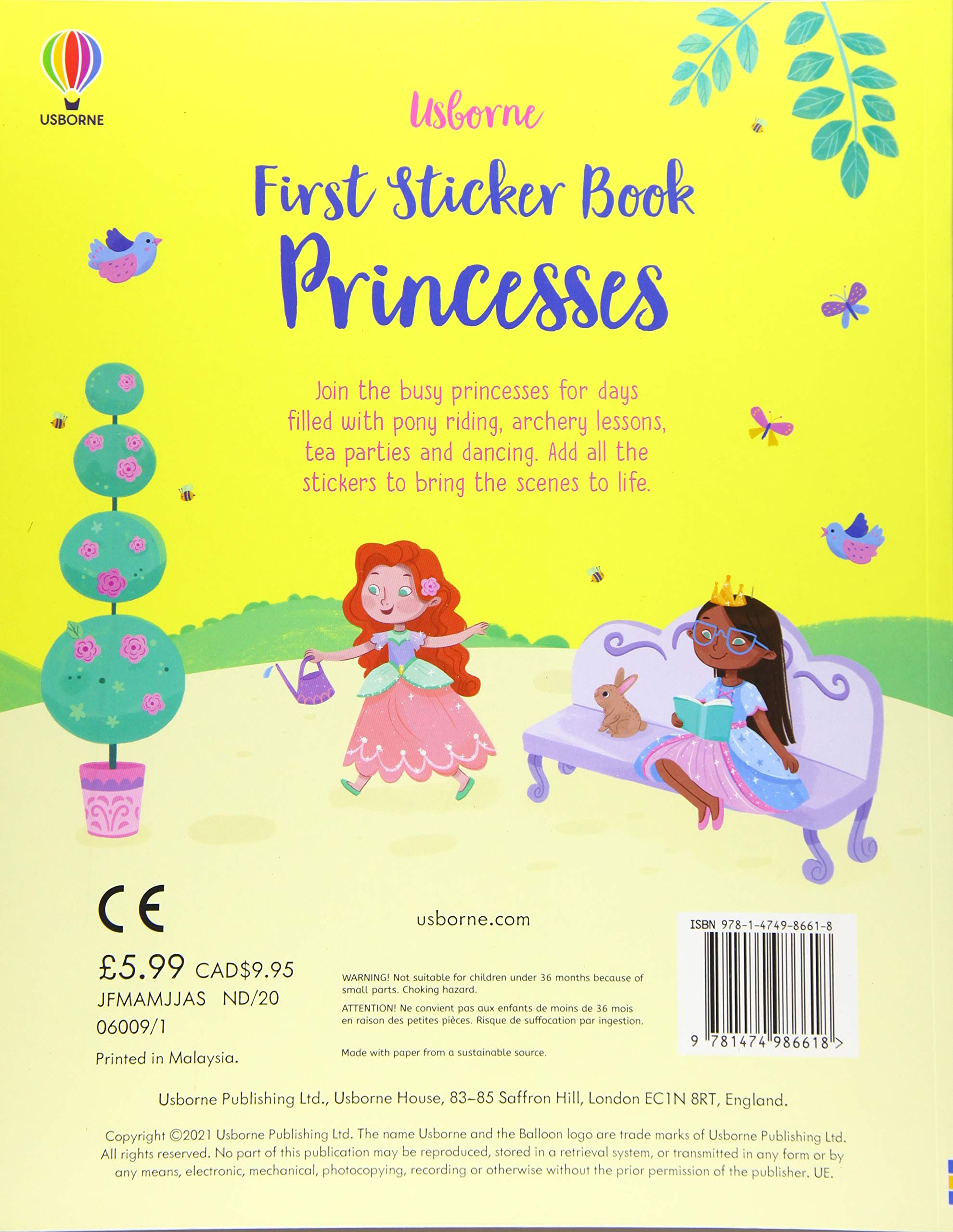 First Sticker Book Princesses - FAHASA.COM