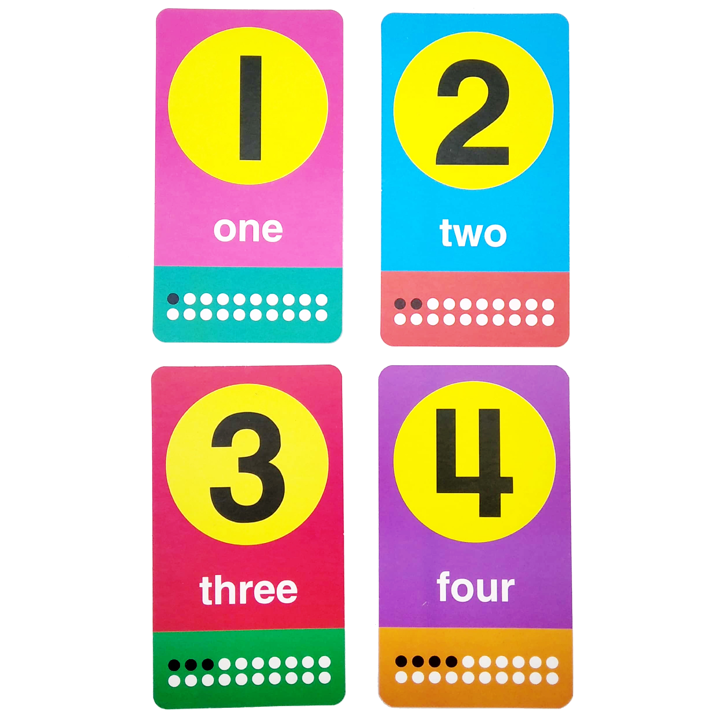 Flash Cards - Numbers, Shapes & Colours