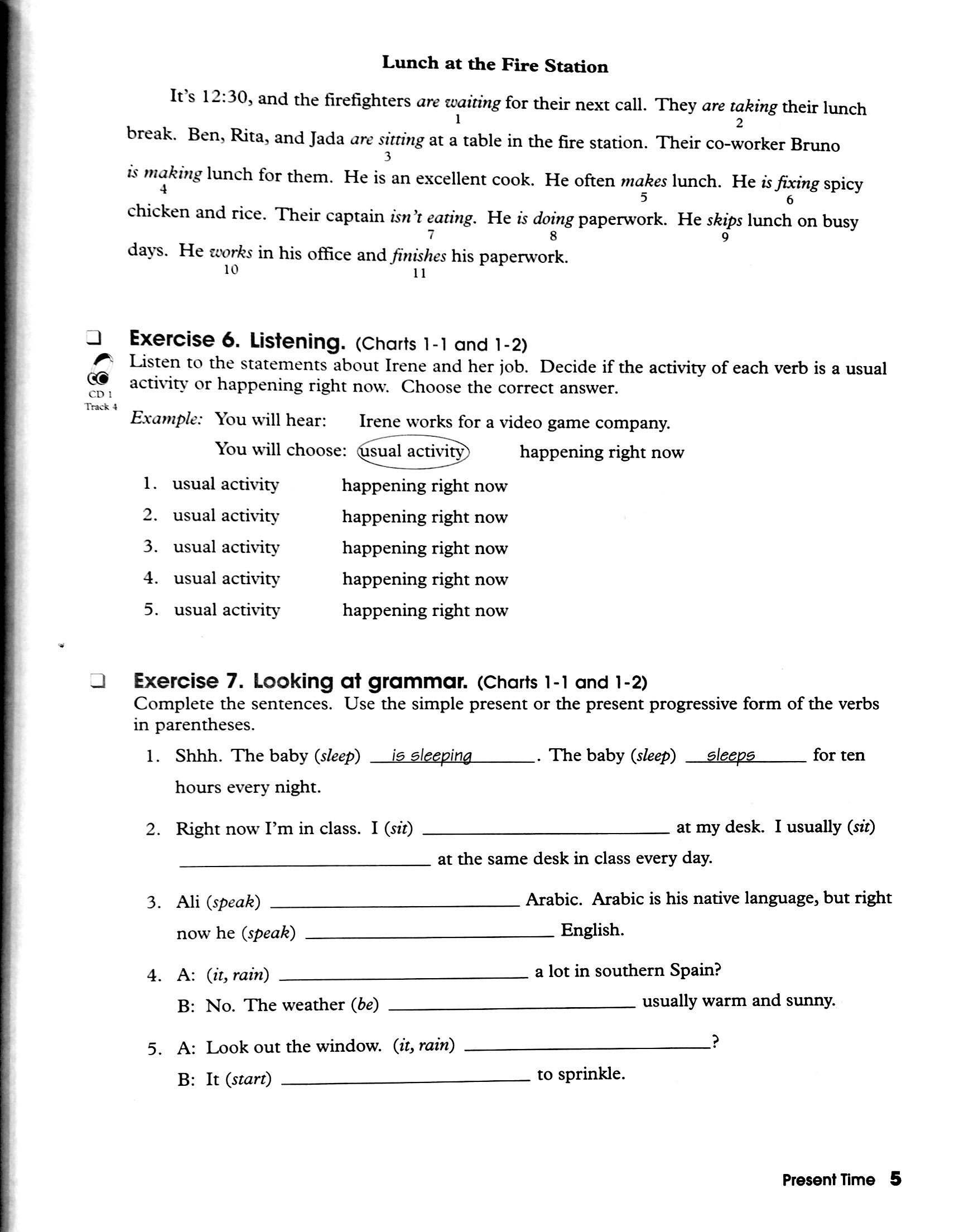Fundamentals of English Grammar Sb with Answer Key