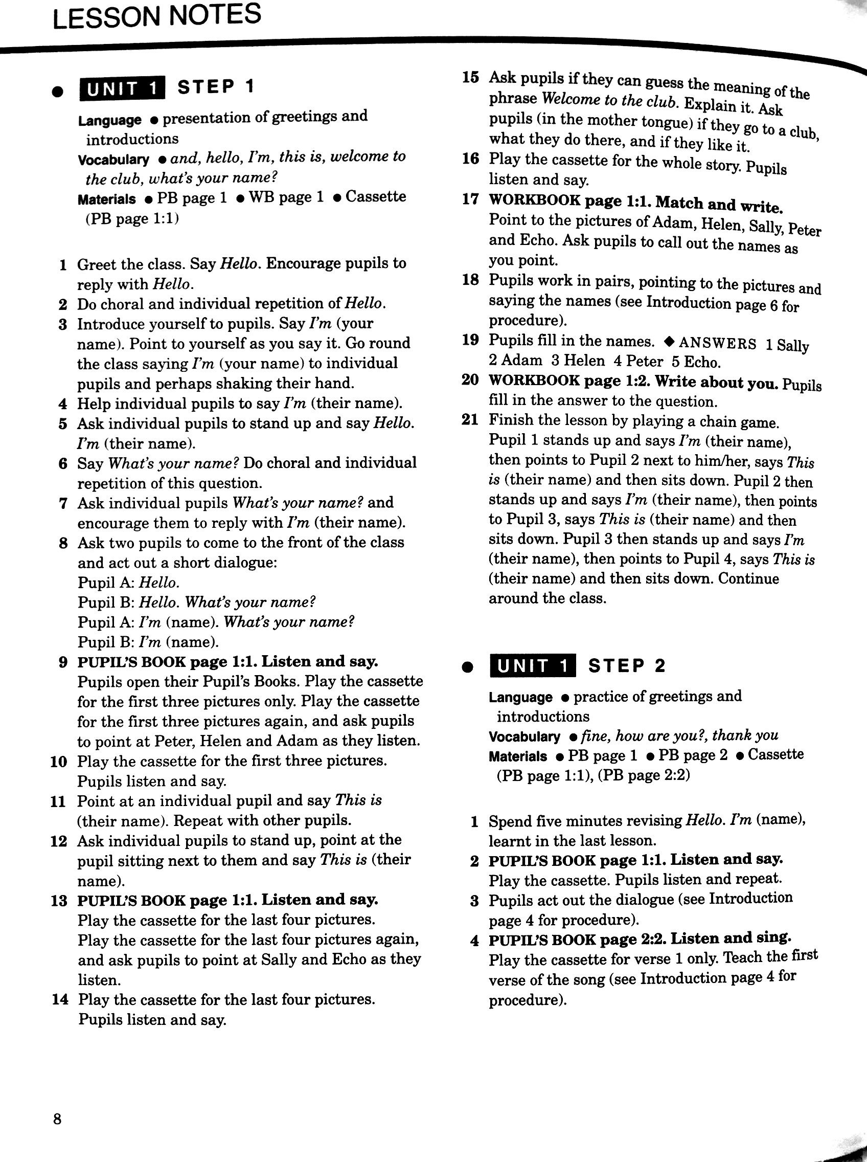 Get Set Go! 2: Teacher's Book