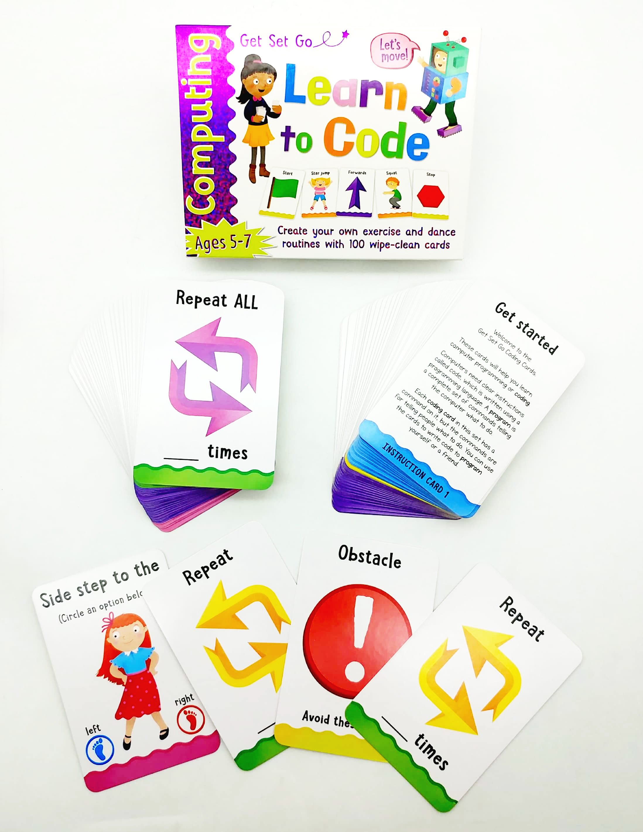 Get Set Go Computing: Learn To Code Cards