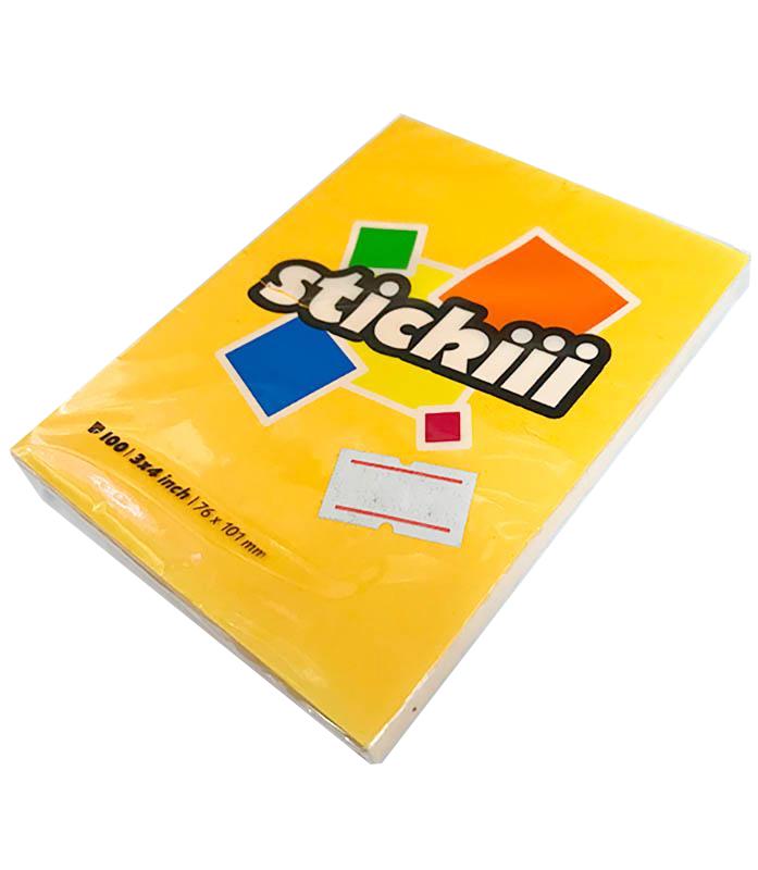 Giấy Note 3x4 DQ (V-XL-H-Đỏ) - Cam Nhạt - FAHASA.COM