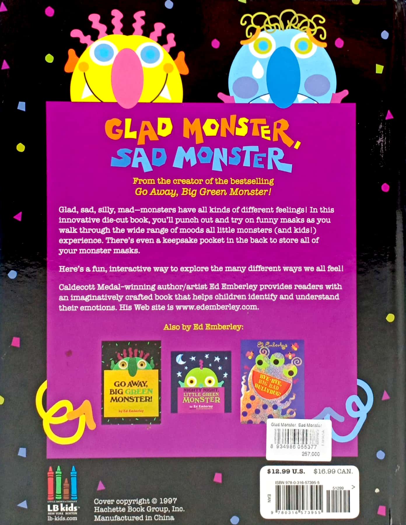 Glad Monster, Sad Monster: A Book about Feelings