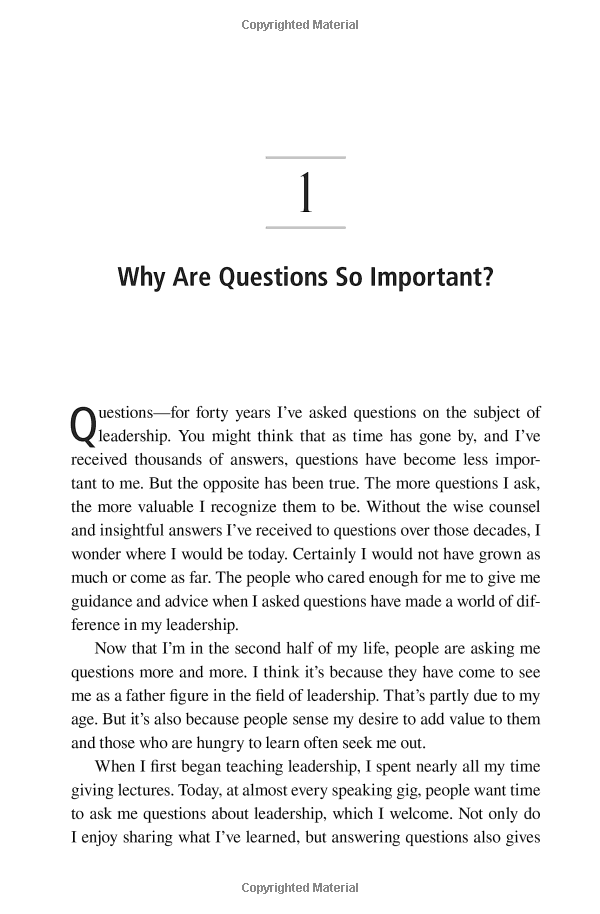 Good Leaders Ask Great Questions: Your Foundation for Successful Leadership
