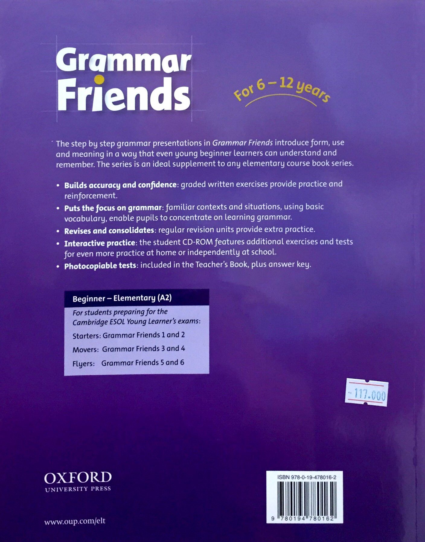 Grammar Friends 5 Student’s Book with CD-ROM Pack - FAHASA.COM
