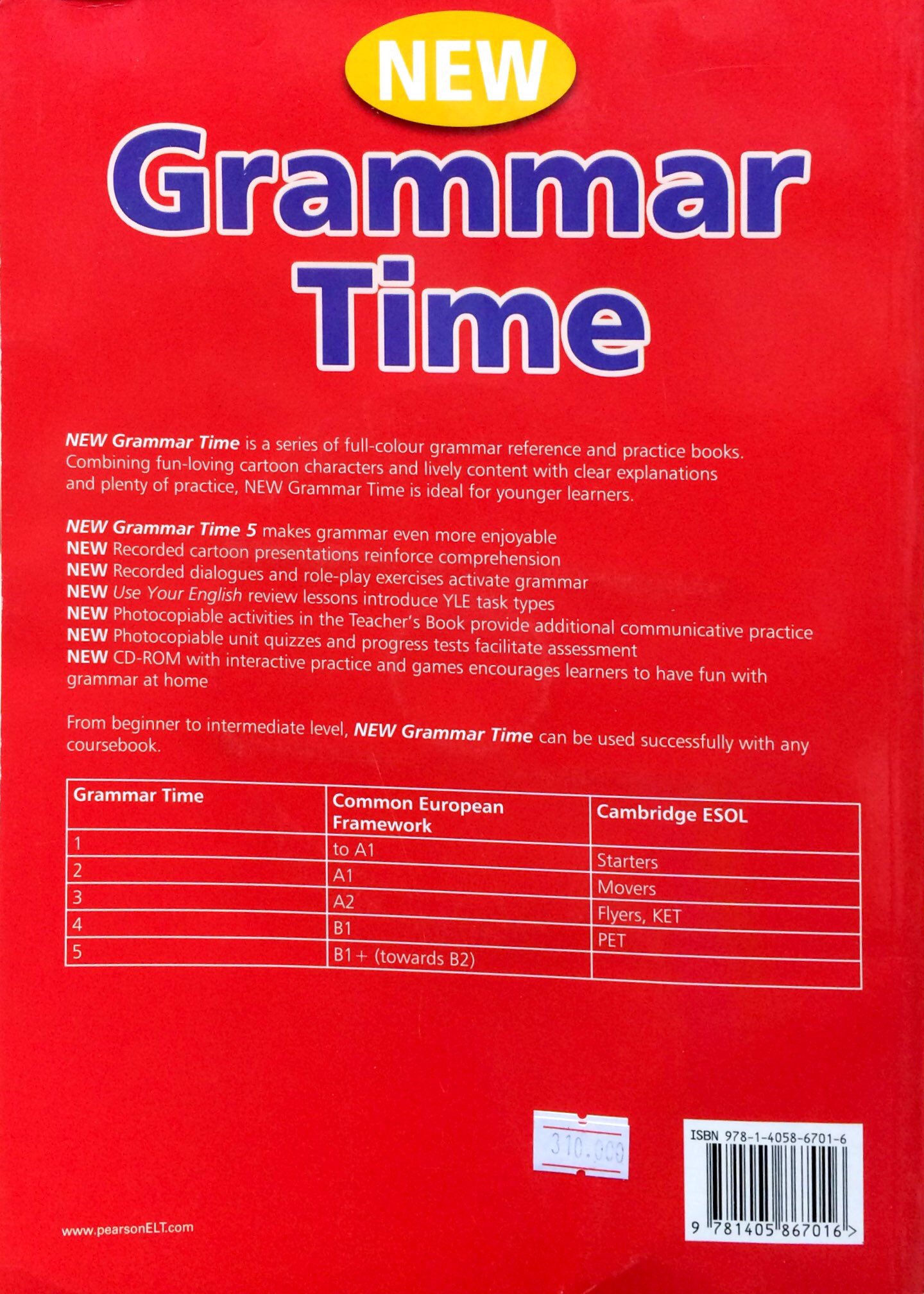 Grammar Time Sbk W/ Cdrom 5 - FAHASA.COM