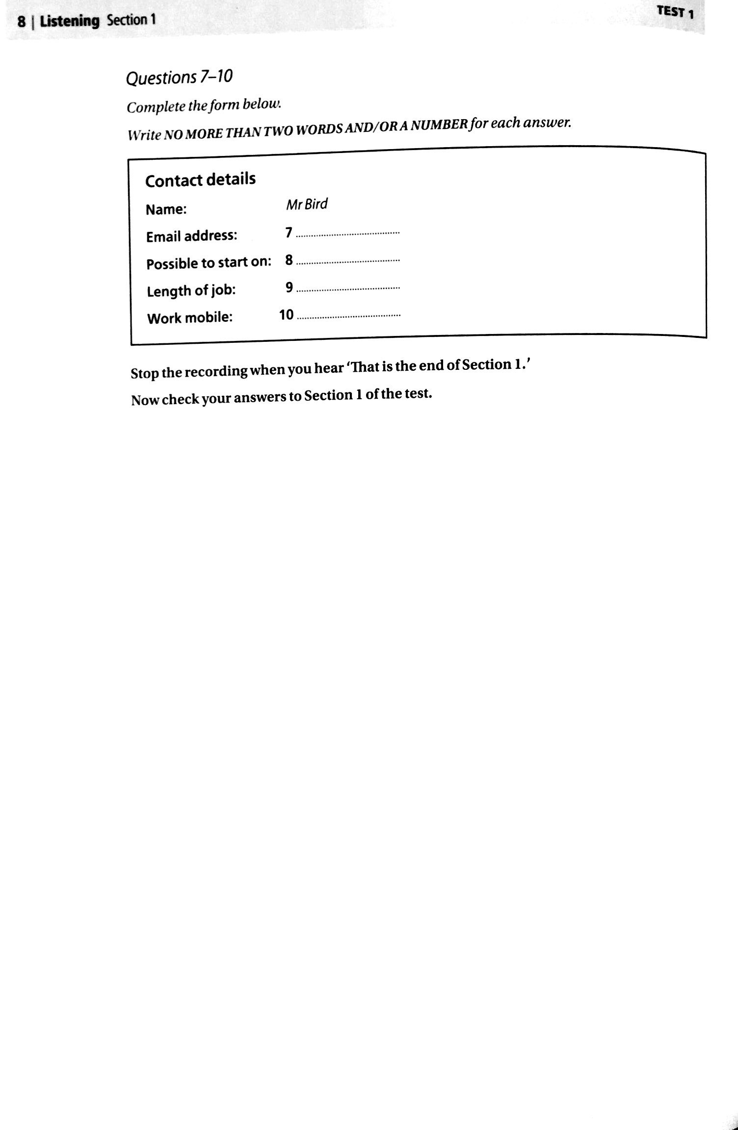 IELTS 1 Testbuilder Student's Book with Key Pack - FAHASA.COM