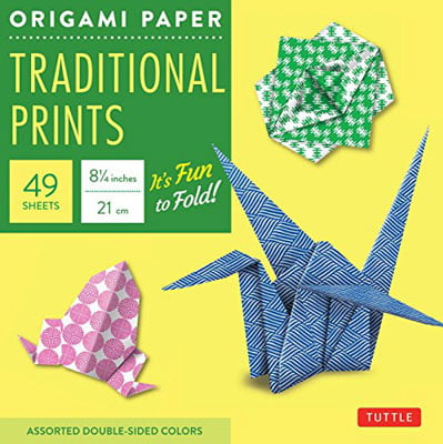 Origami Paper Traditional Prints : 49 Sheets