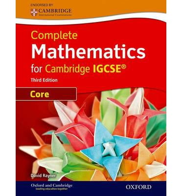 Core Mathematics for Cambridge IGCSE Student Book (Core)