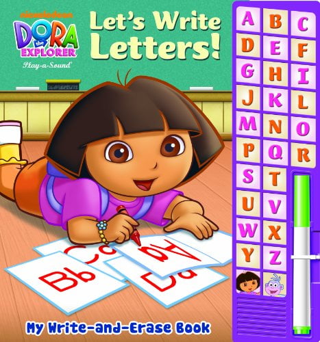 My Write-and-Erase Sound Book: Dora the Explorer Let s Write Letters ...