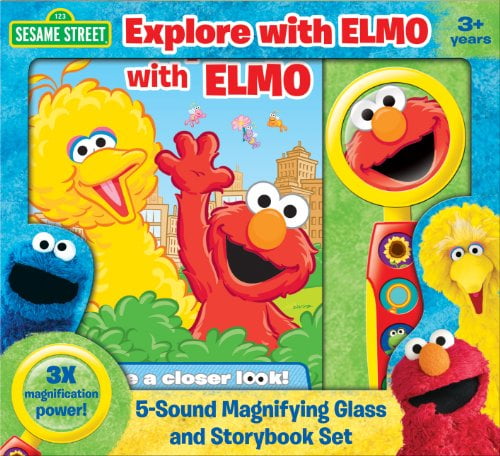Sesame Street: Explore with Elmo: Magnifying Glass and Storybook Set