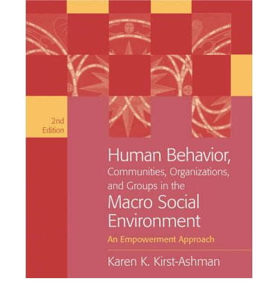 Human Behavior, Communities, Organizations, and Groups in the Macro ...