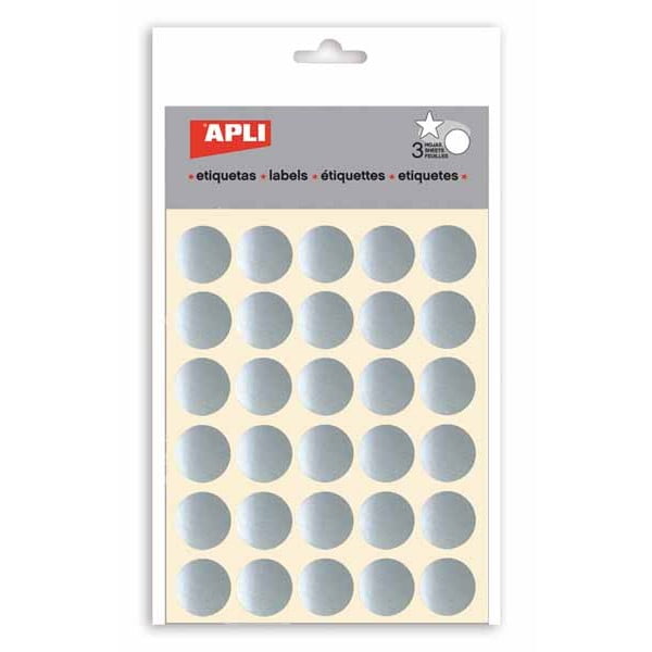 APLI_Sticker Tròn Bạc Ø20_11809 - FAHASA.COM