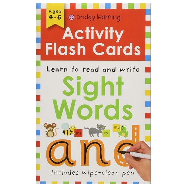 Wipe Clean Flash Cards: Sight Words