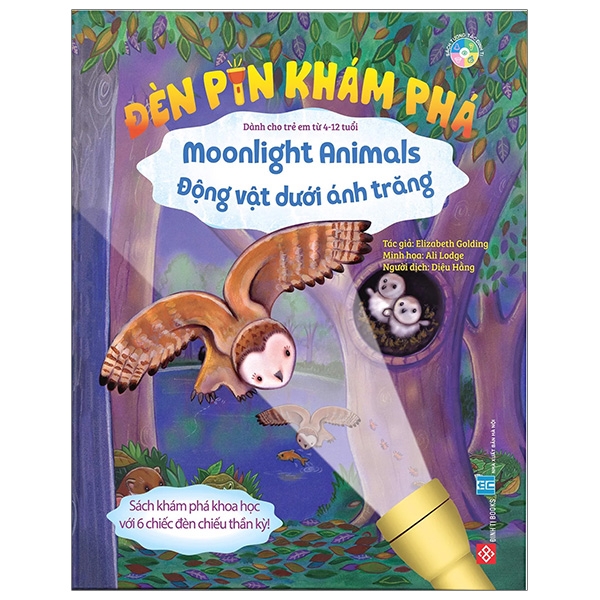 Đèn Pin Khám Phá - Moonlight Animals - Động Vật Dưới Ánh Trăng - FAHASA.COM
