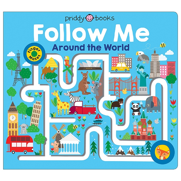 Maze Book: Follow Me Around The World (Finger Mazes) - FAHASA.COM
