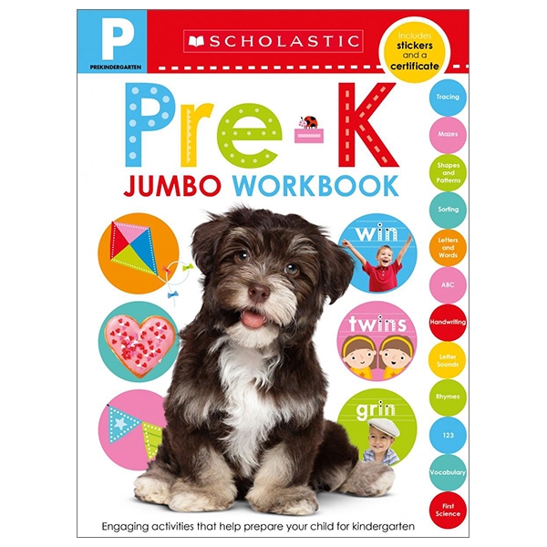 Pre-K Jumbo Workbook: Scholastic Early Learners (Jumbo Workbook)