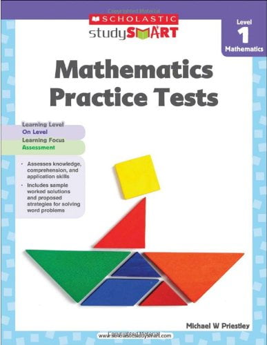 Scholastic Study Smart Mathematics Practice Tests Level 1 - FAHASA.COM