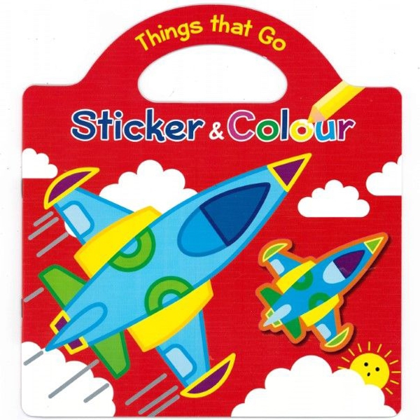 Things That Go Sticker & Colour: Planes And Boat - FAHASA.COM
