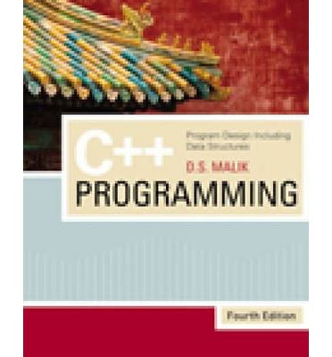 C++ Programming: Program Design Including Data Structures - FAHASA.COM