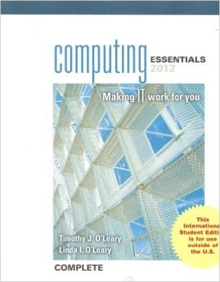 Computing Essentials 2012 Complete Edition