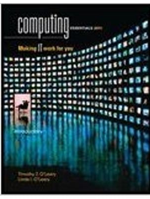 Computing Essentials 2011