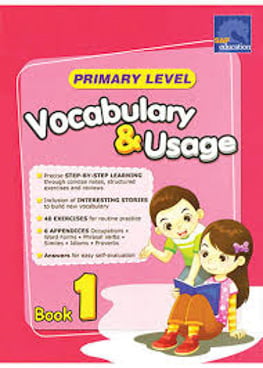 Primary Level Vocabulary & Usage Book 1 - FAHASA.COM