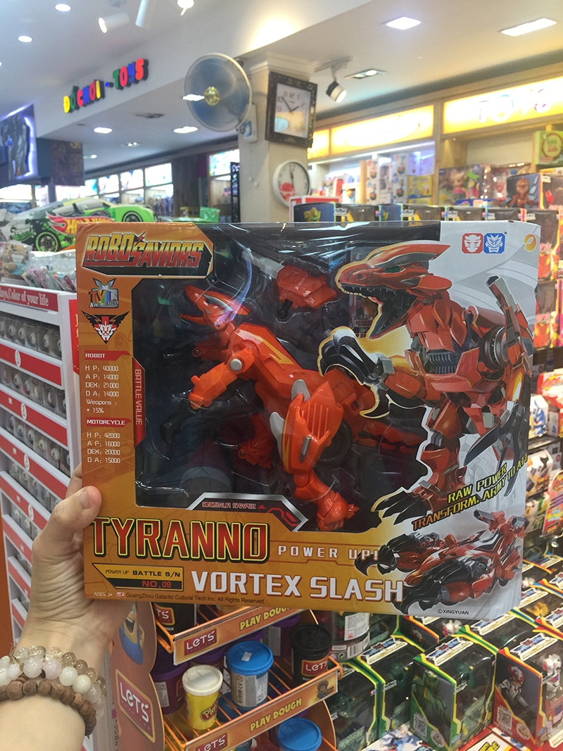 Đồ Chơi Đại Siêu Nhân Robo Saviors 9 - Tyranno - 8131X-10-9