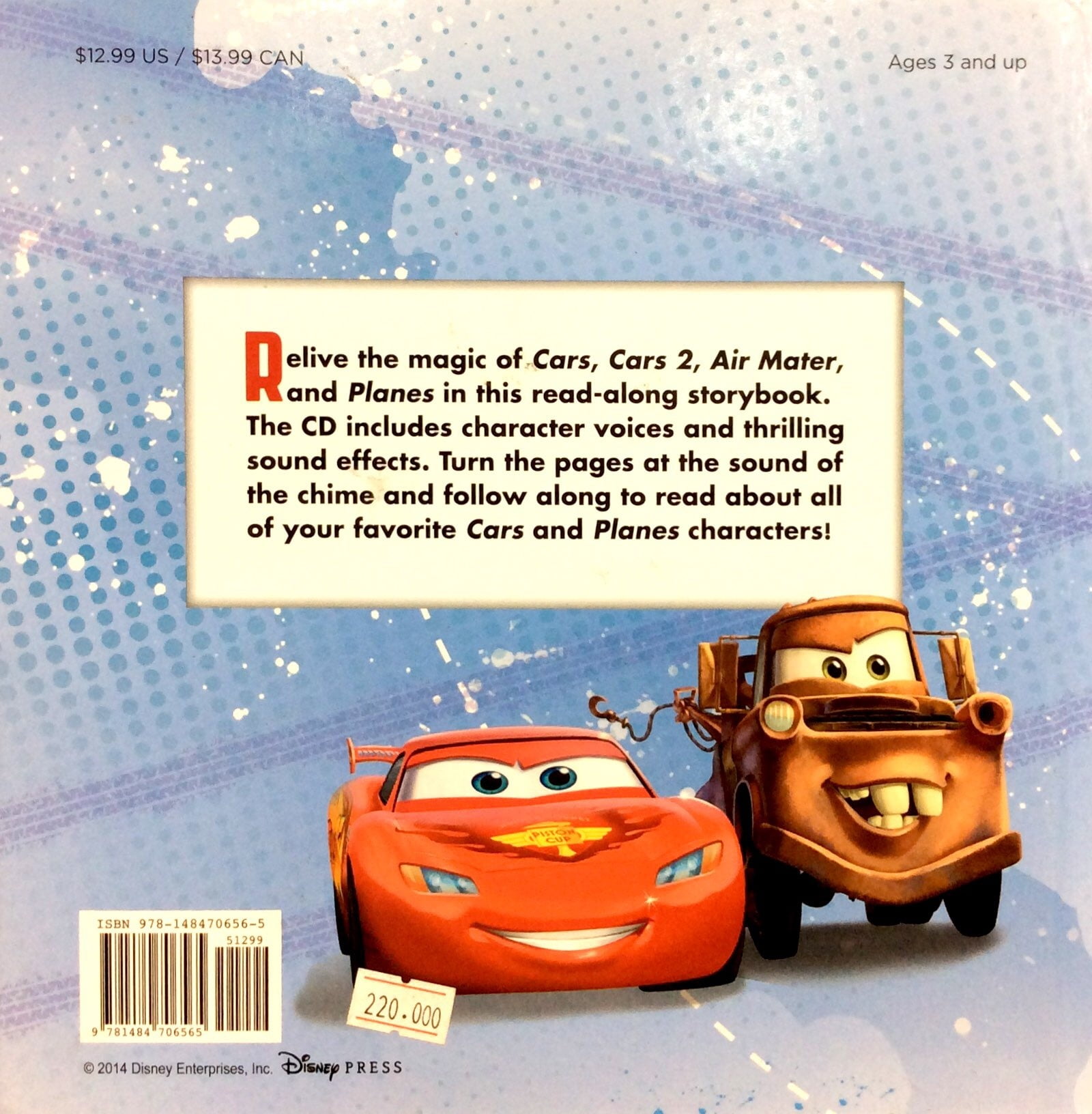 Cars/Planes: Fly-And-Drive Read-Along - FAHASA.COM