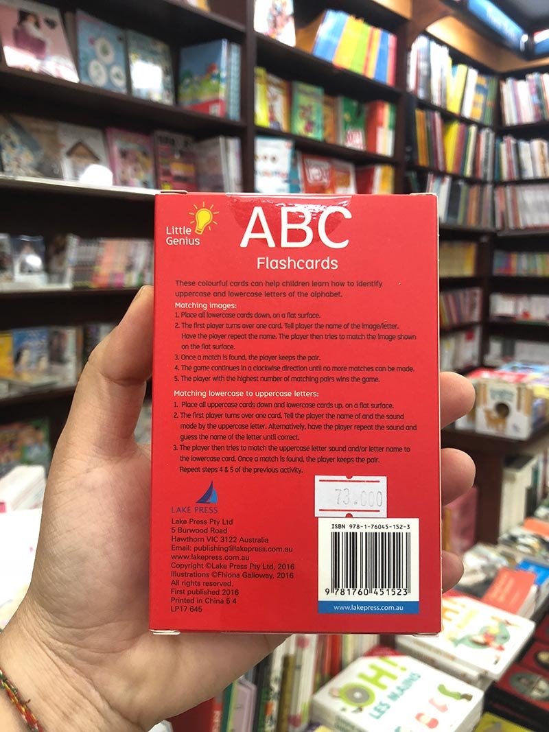 Little Genius Cards Abc - FAHASA.COM