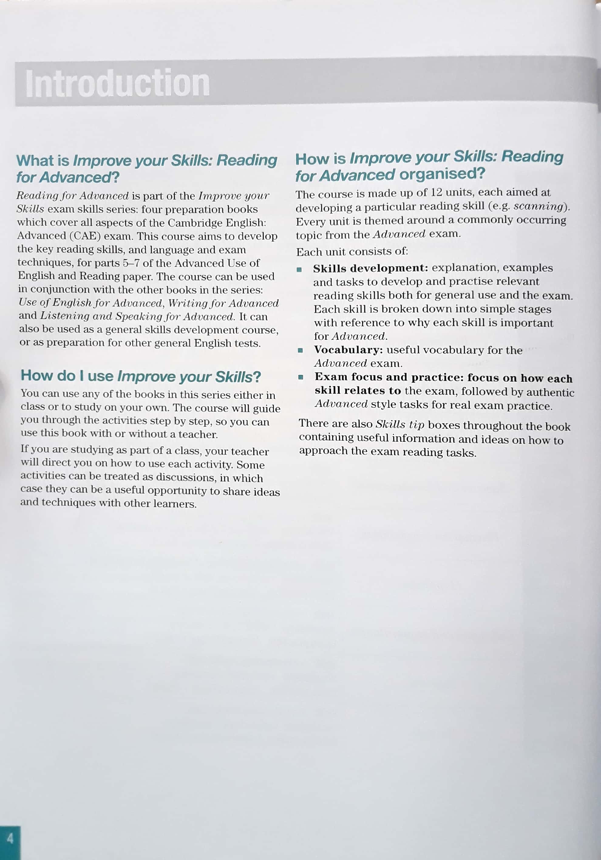 Improve Your Skills: Reading for Advanced Student's Book with Key ...