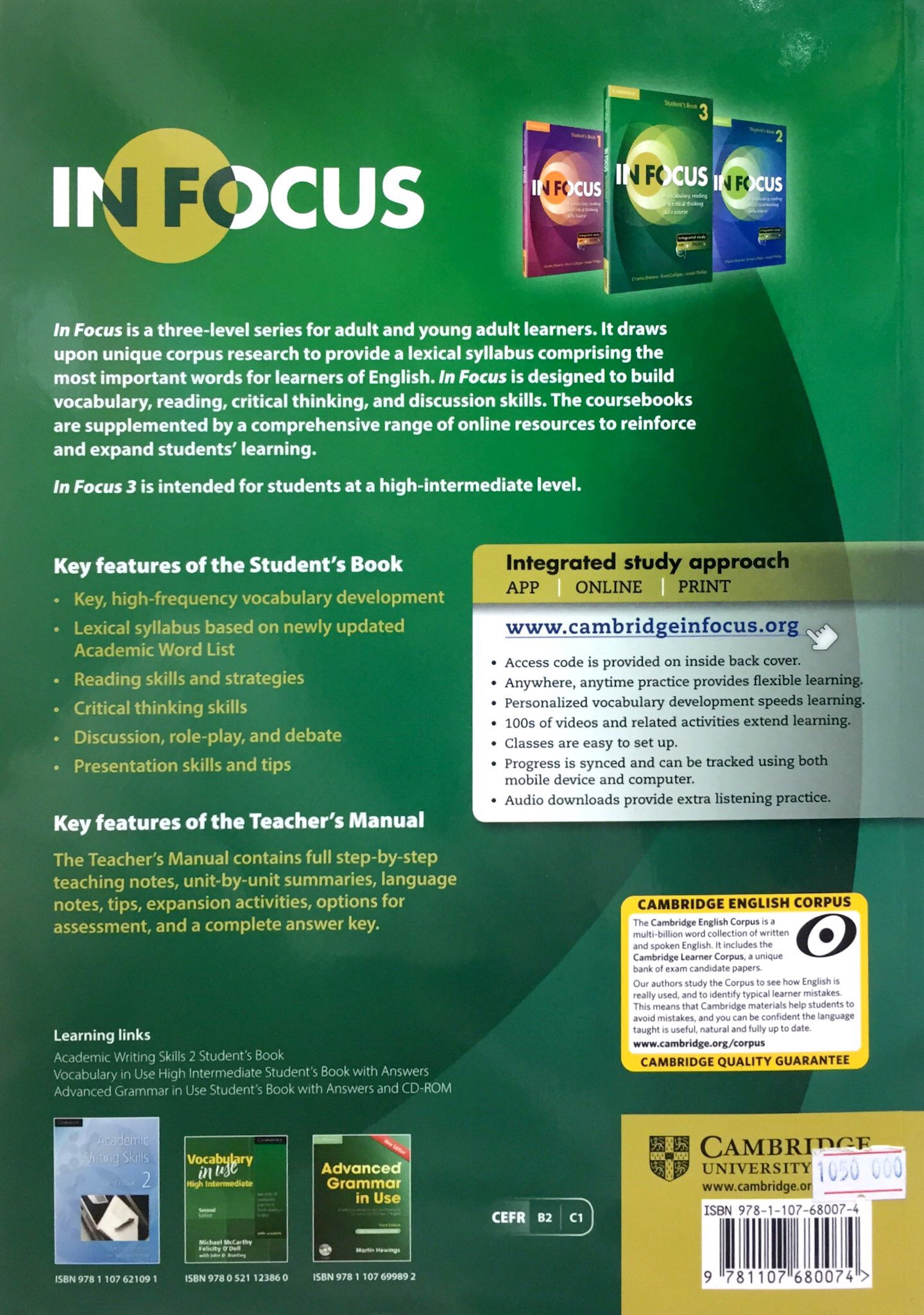 In Focus Level 3 Student's Book with Online Resources