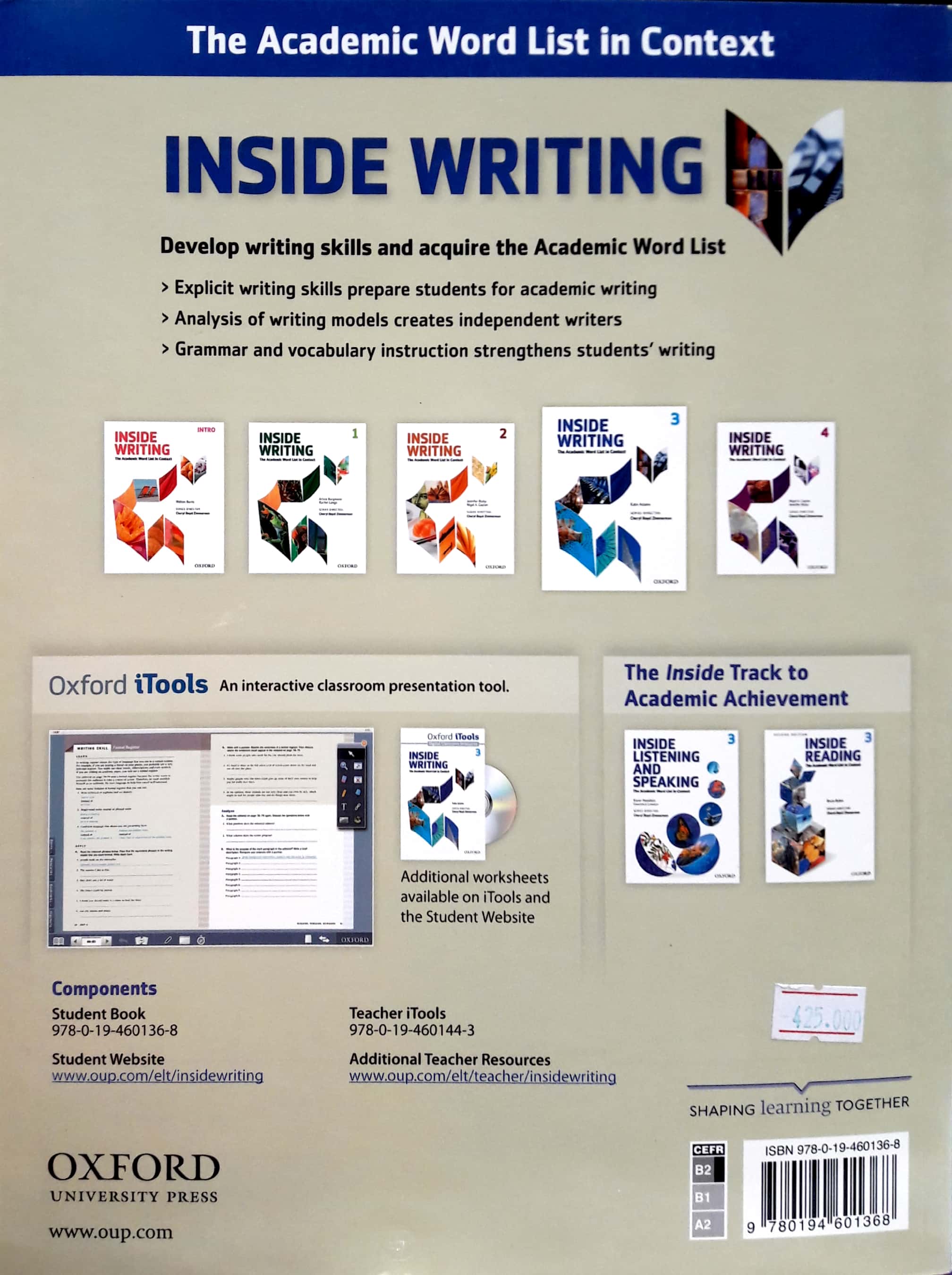 Inside Writing: Level 3: Student Book - FAHASA.COM