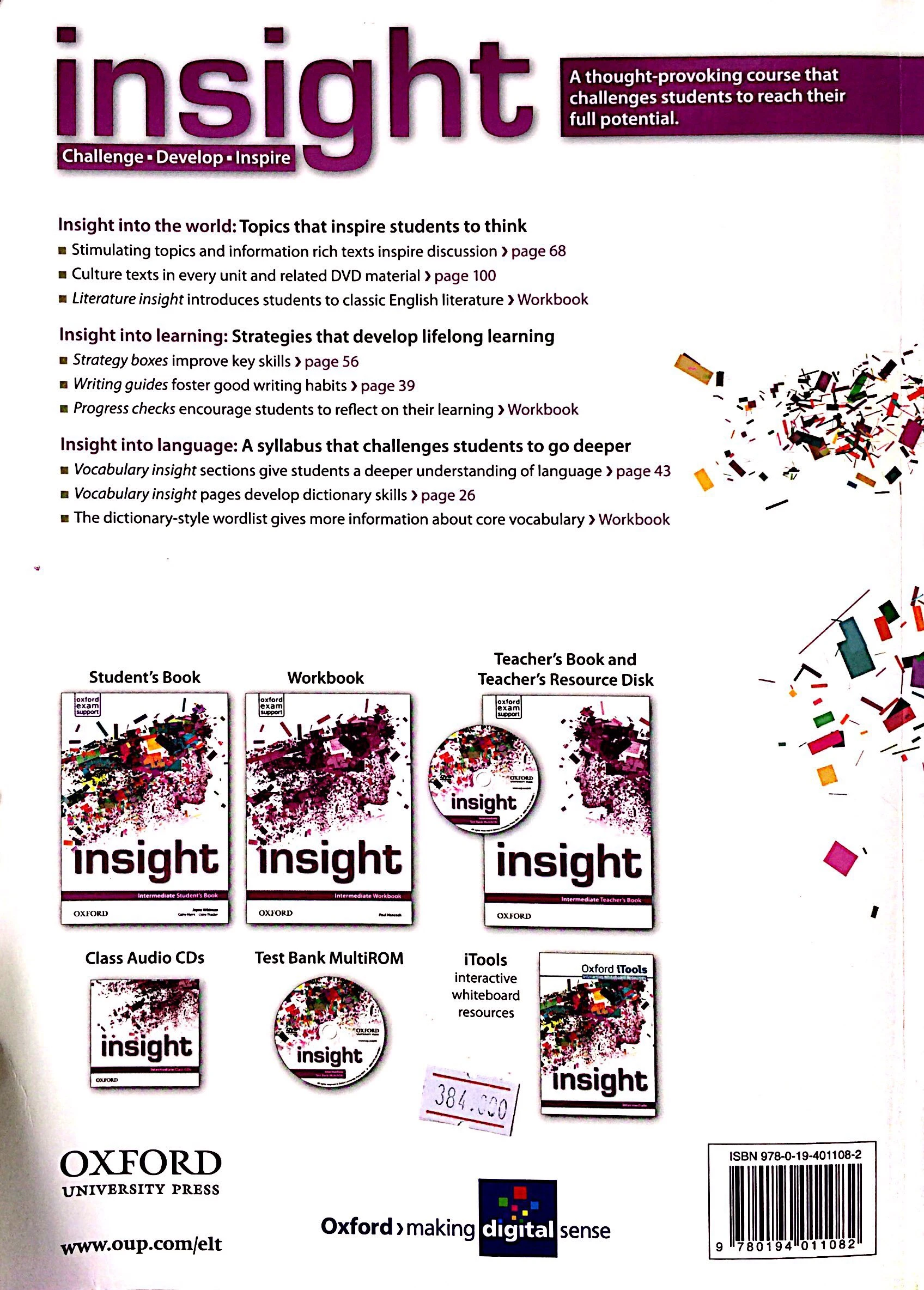 Insight Intermediate Student Book - FAHASA.COM