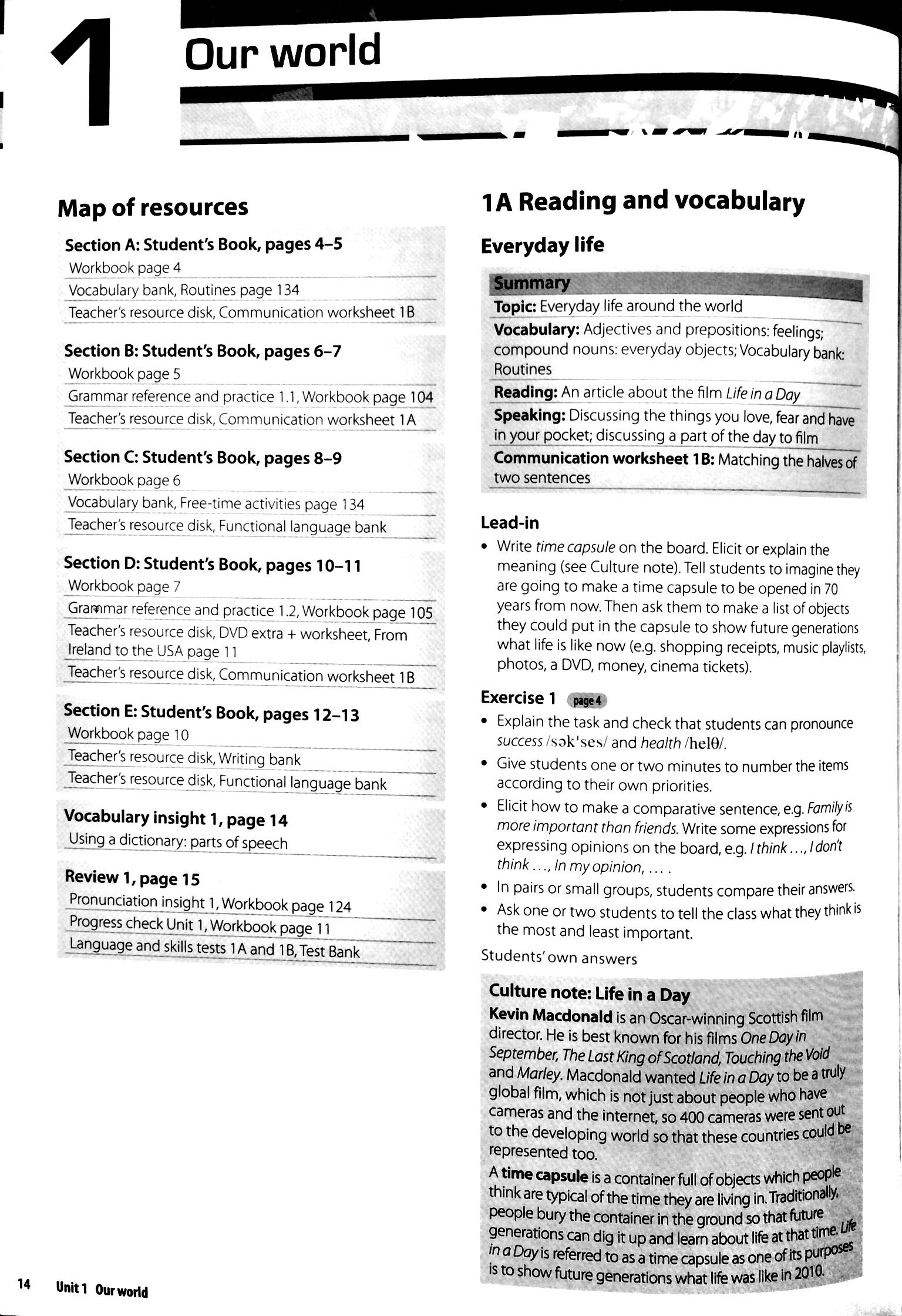 Insight Pre-Intermediate: Teacher's Book with Teacher's Resource Disk ...