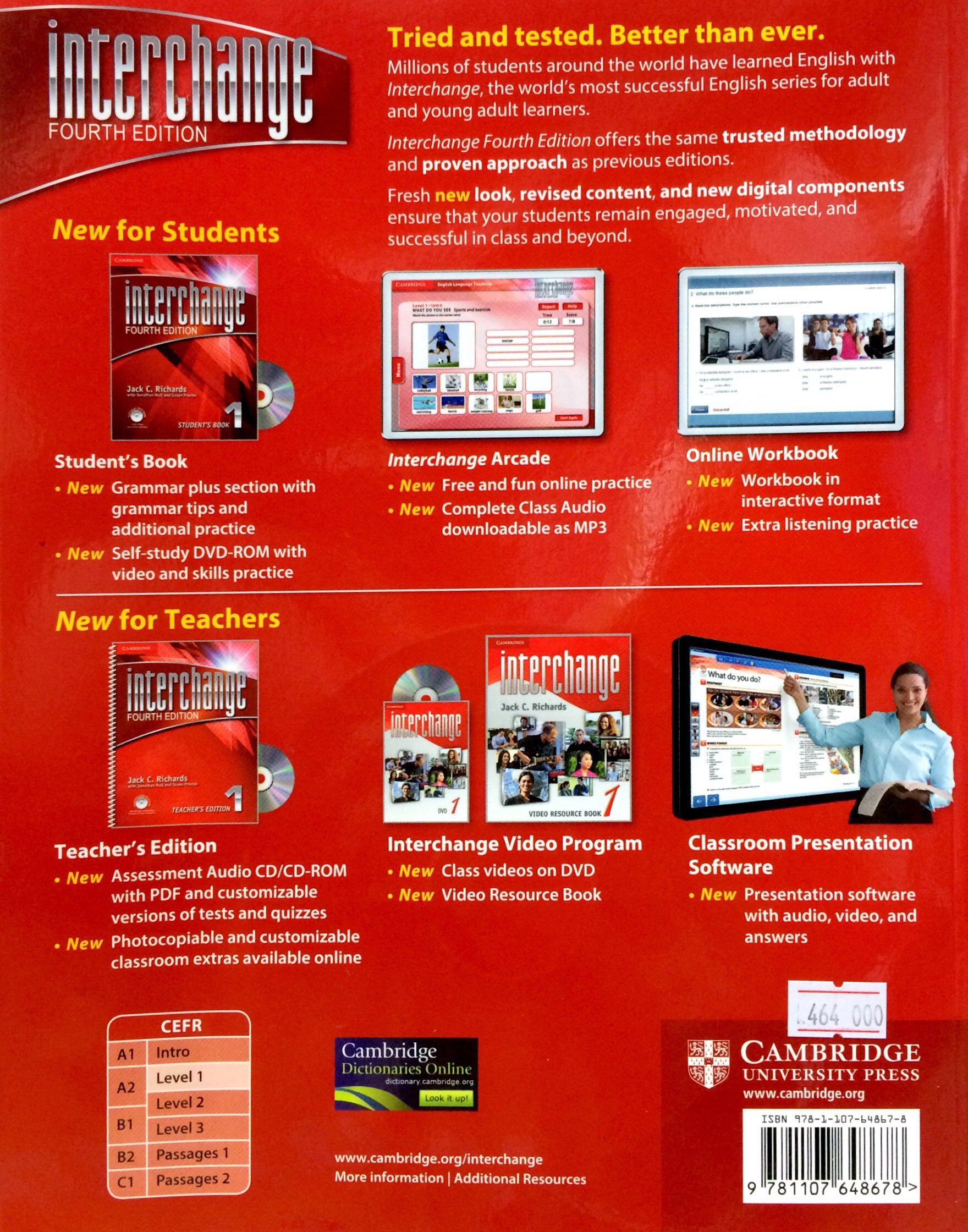 Interchange Level 1 Student's Book with Self-Study DVD-ROM - FAHASA.COM