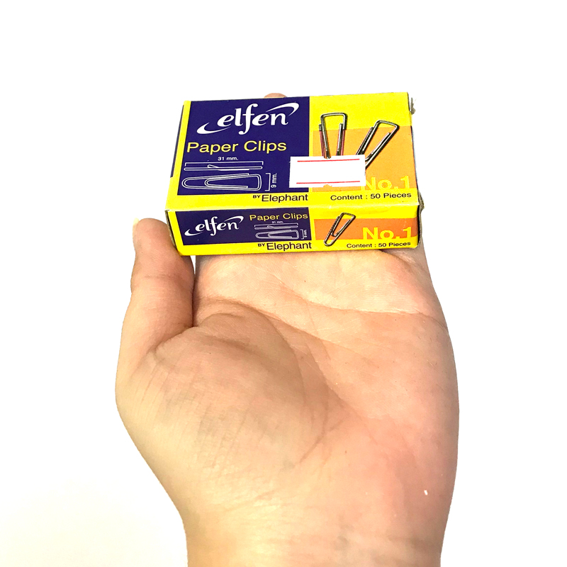 Kẹp Giấy Tam Giác Elfen NO.1 SIZE 33MM - FAHASA.COM