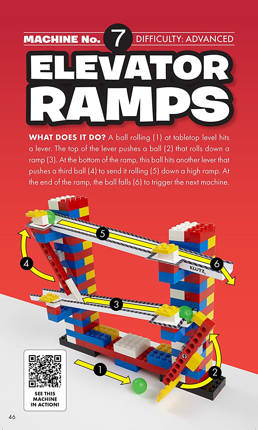 KLUTZ: Lego Chain Reactions Science & Building Kit