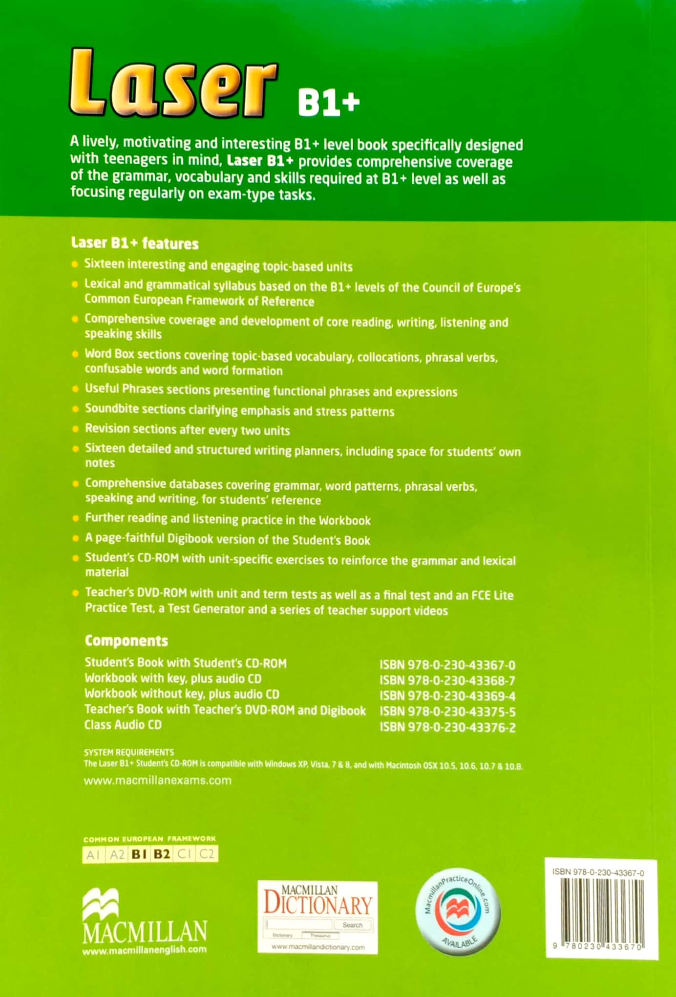Laser Student's Book AndCD-ROM Pack Level B1+