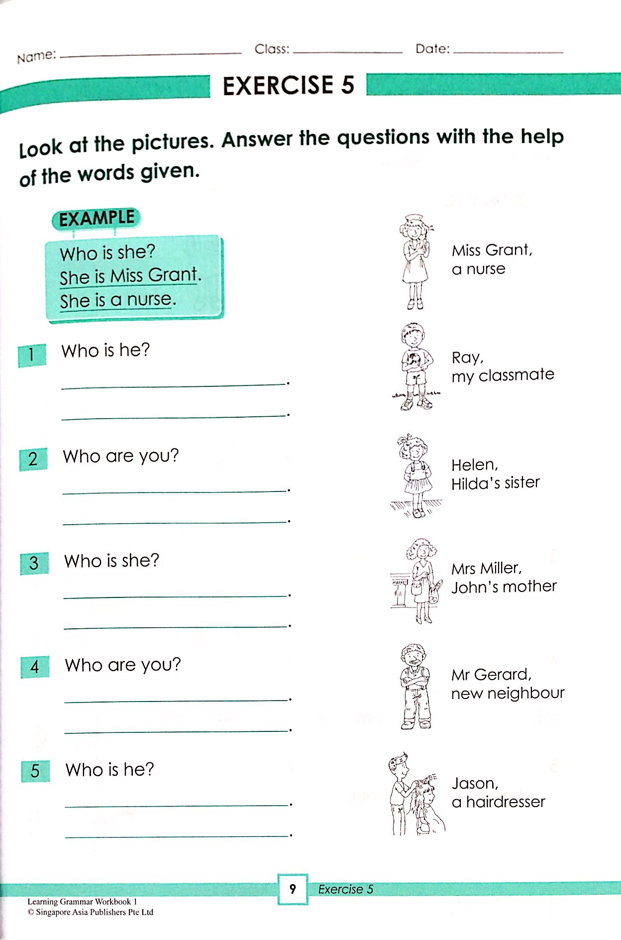 Learning Grammar Workbook 1 - FAHASA.COM