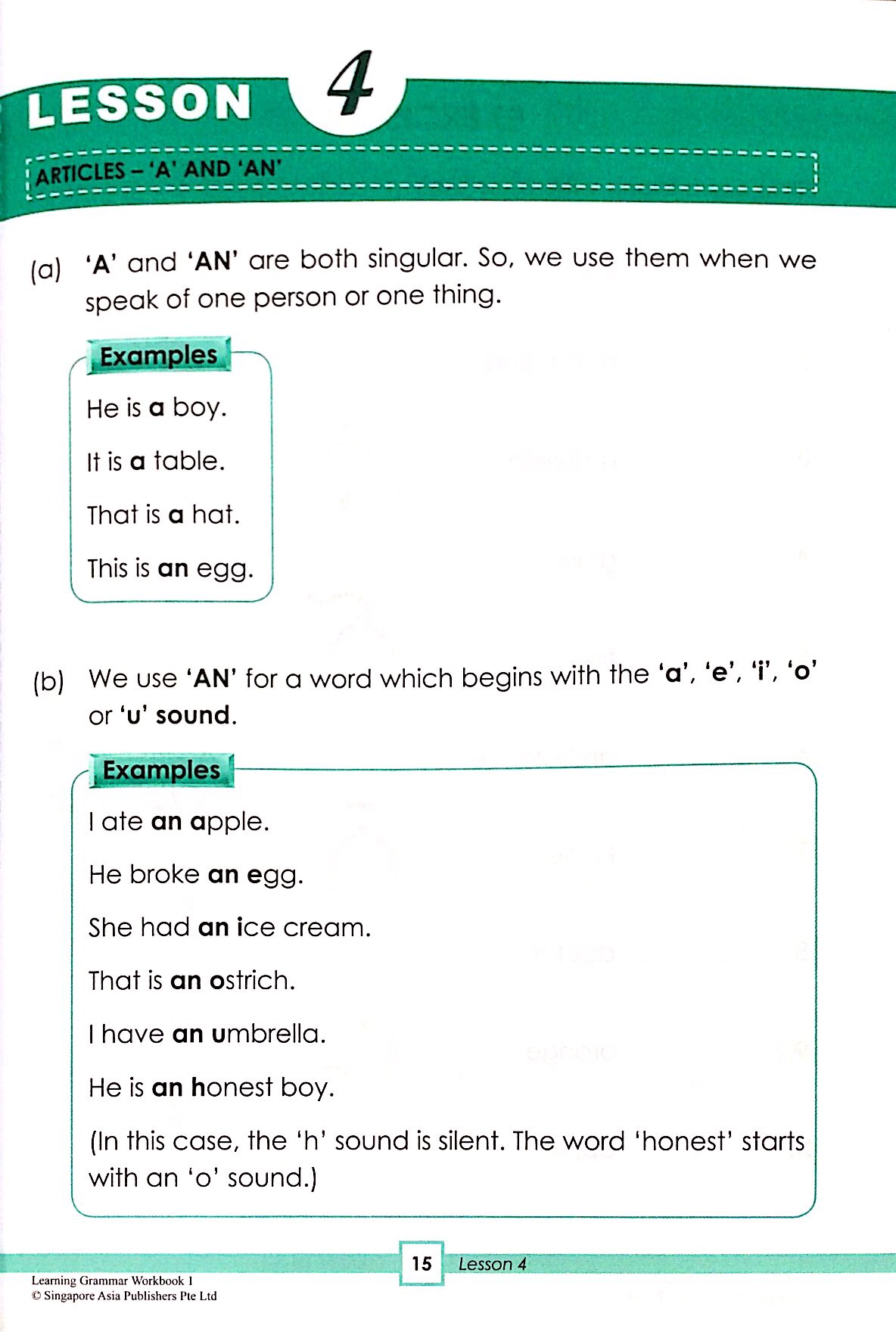 Learning Grammar Workbook 1 - FAHASA.COM