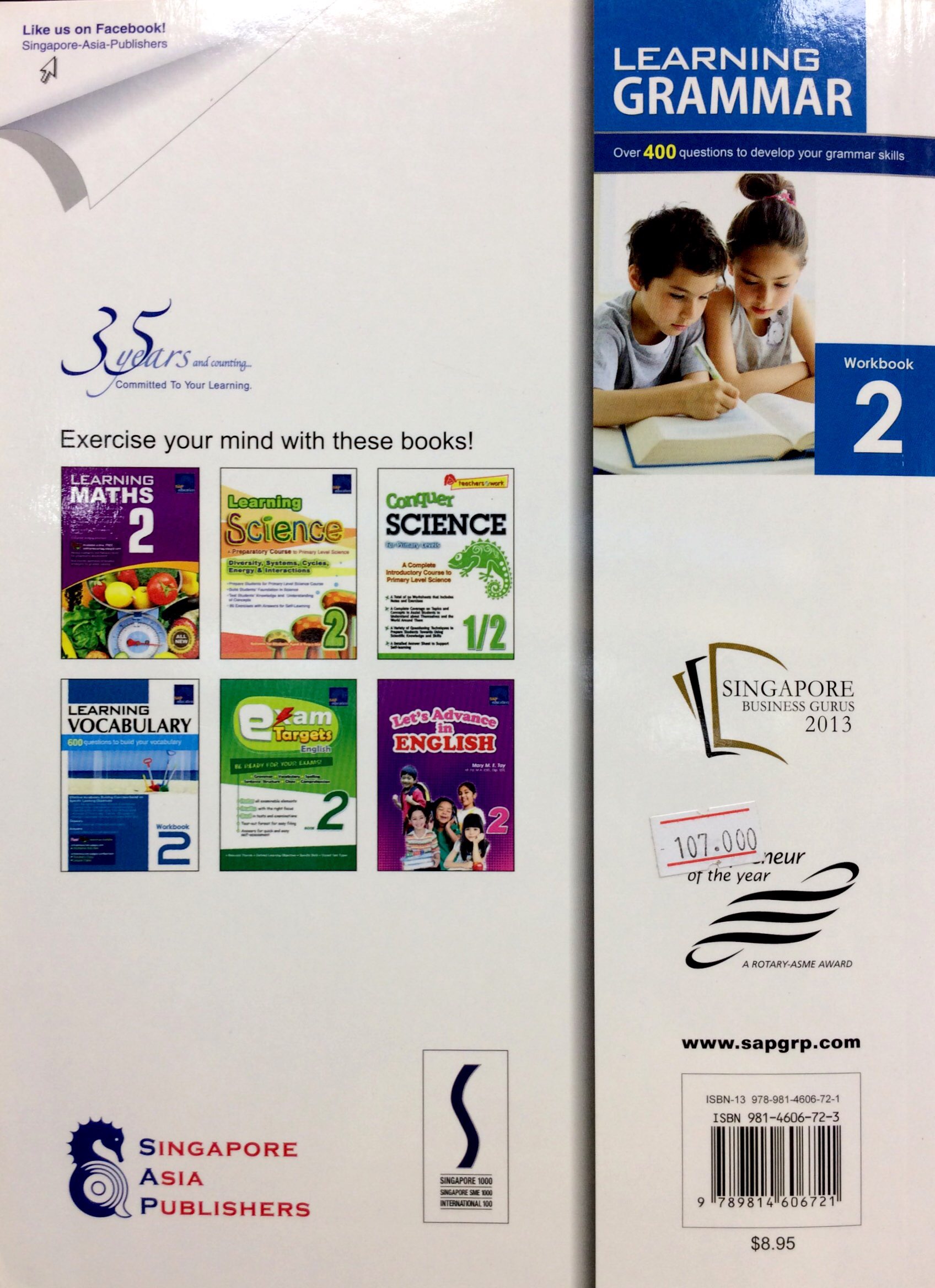 Learning Grammar Workbook 2 - FAHASA.COM