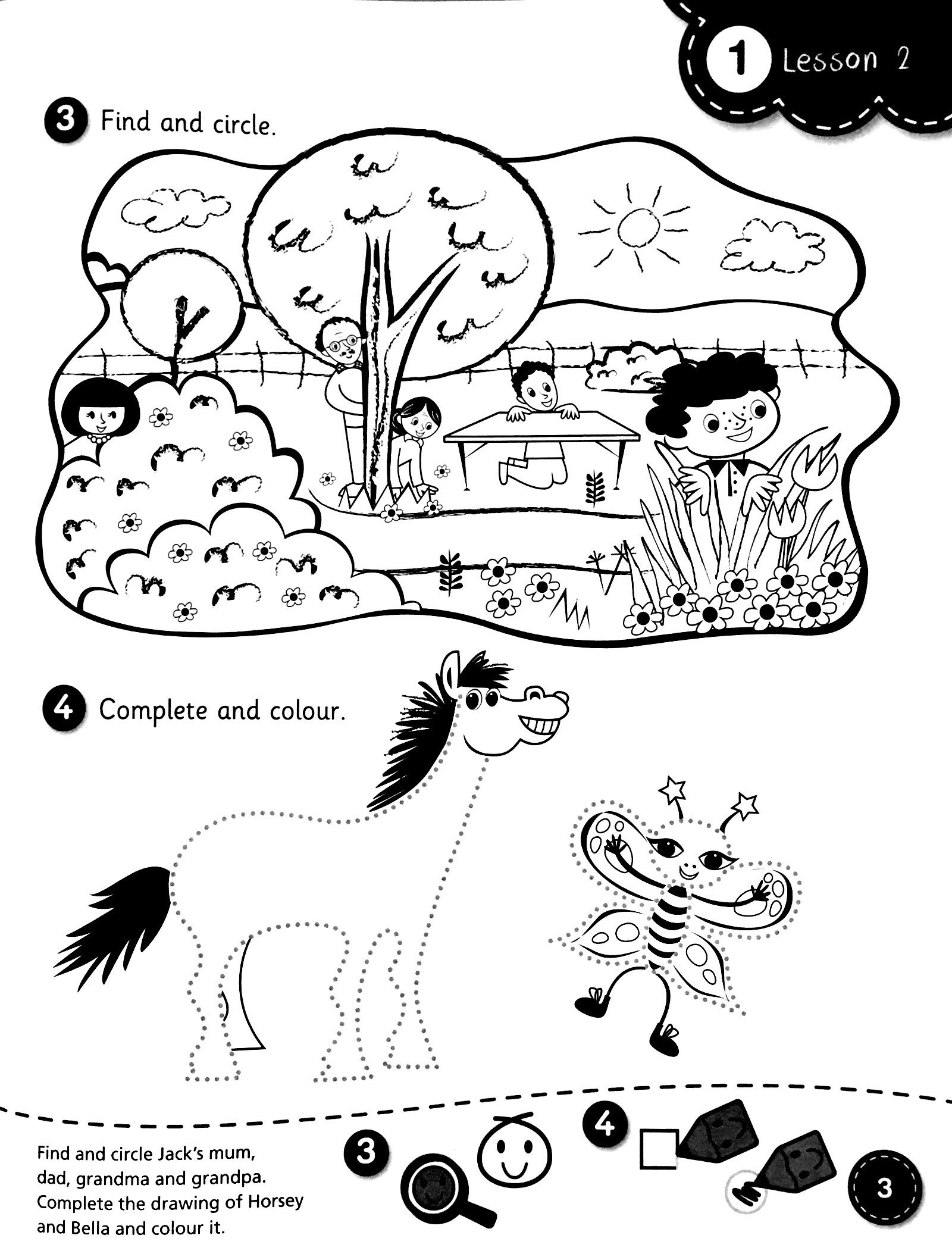 Learning Stars: Activity Book Level 1