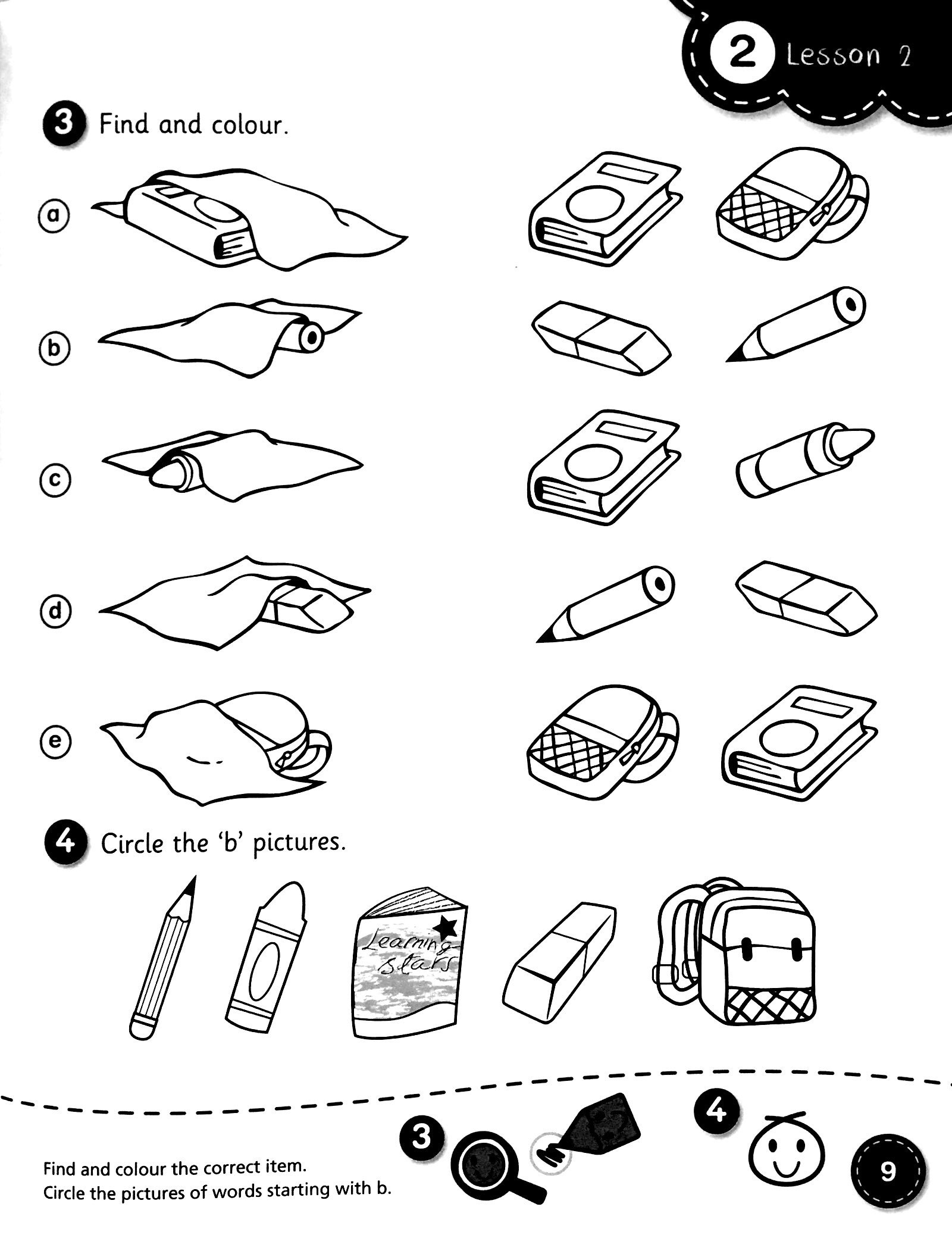 Learning Stars: Activity Book Level 1