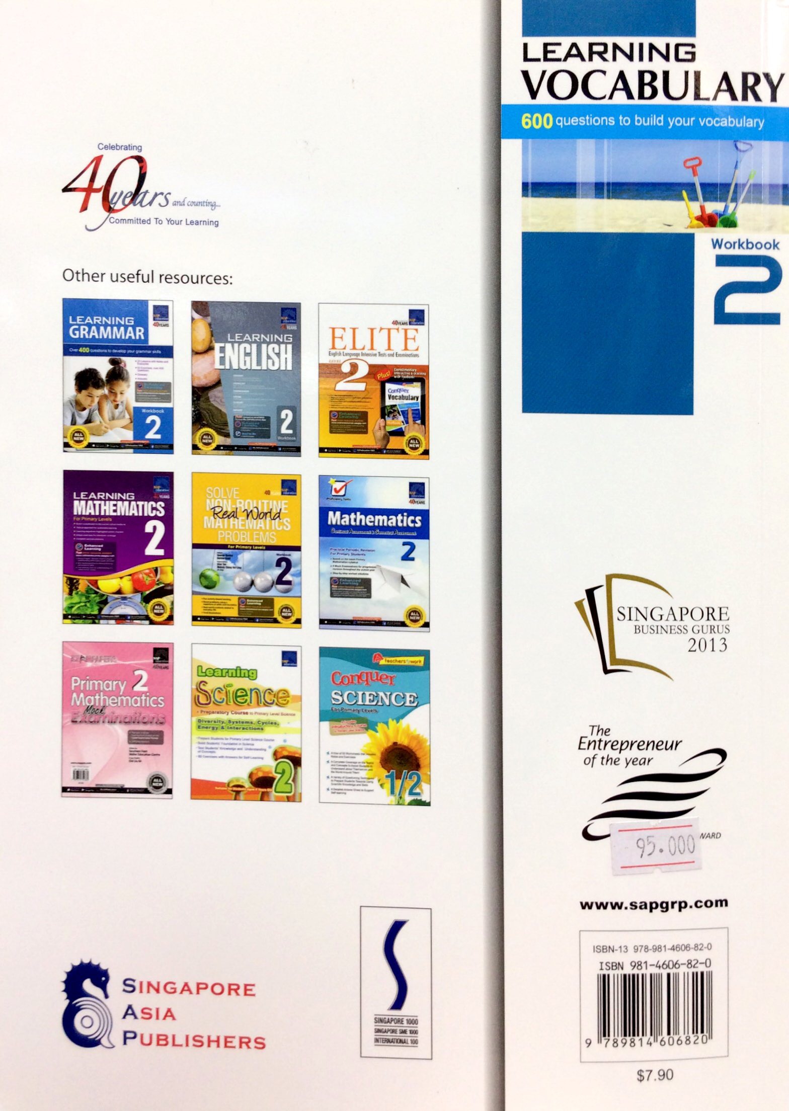 Learning Vocabulary Workbook 2 - FAHASA.COM