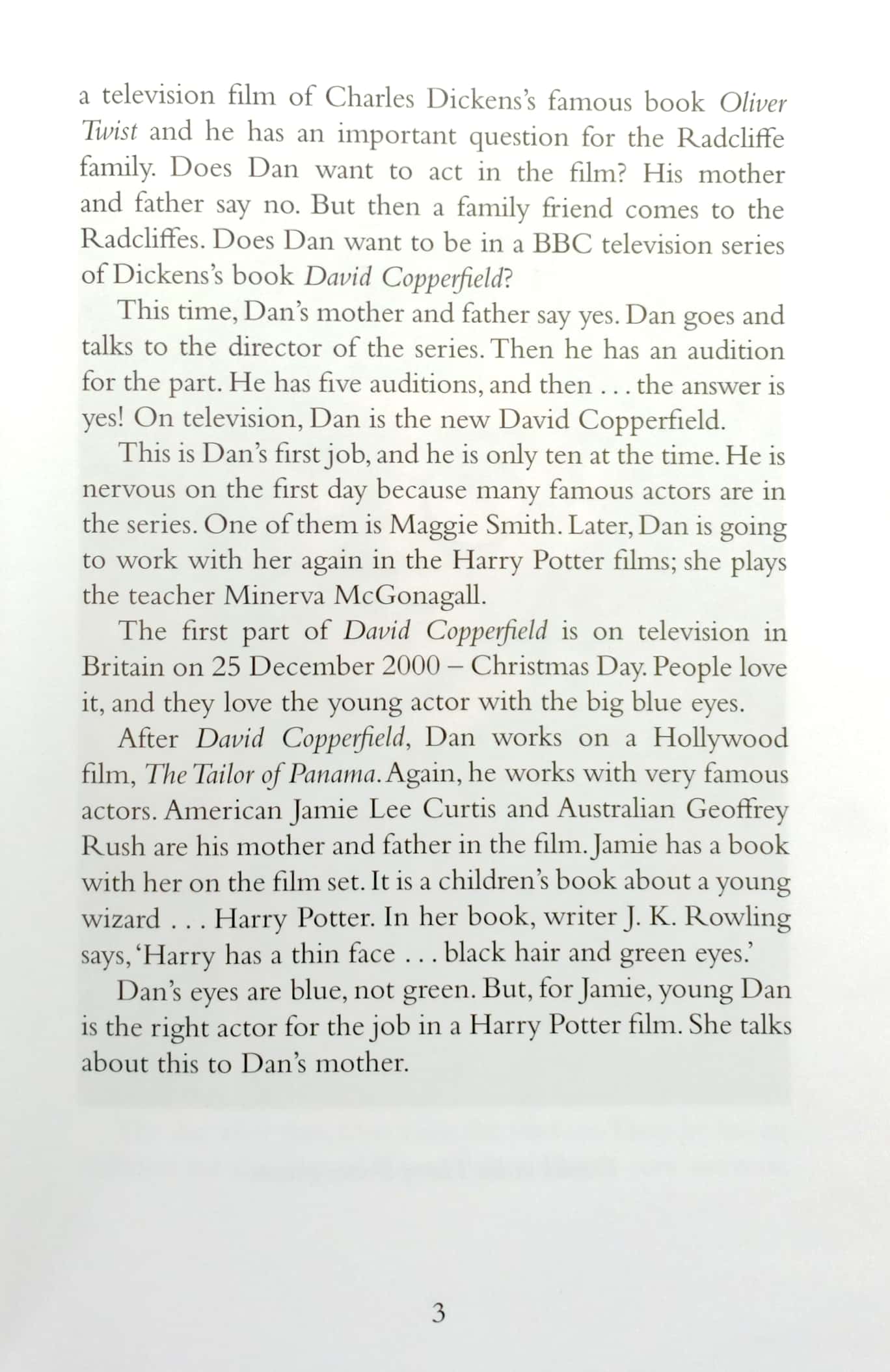 Level 1: Daniel Radcliffe Book and CD Pack (Pearson English Graded ...