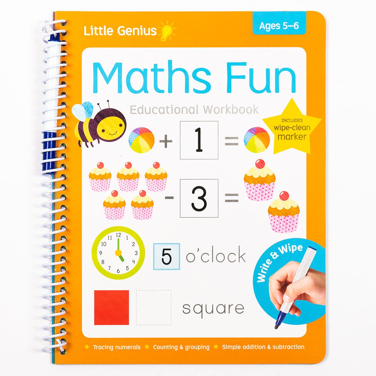 Little Genius Write & Wipe Maths Fun