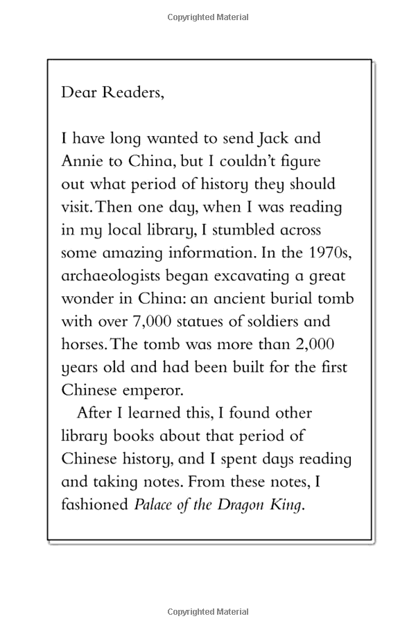 Magic Tree House 14: Palace of the Dragon King