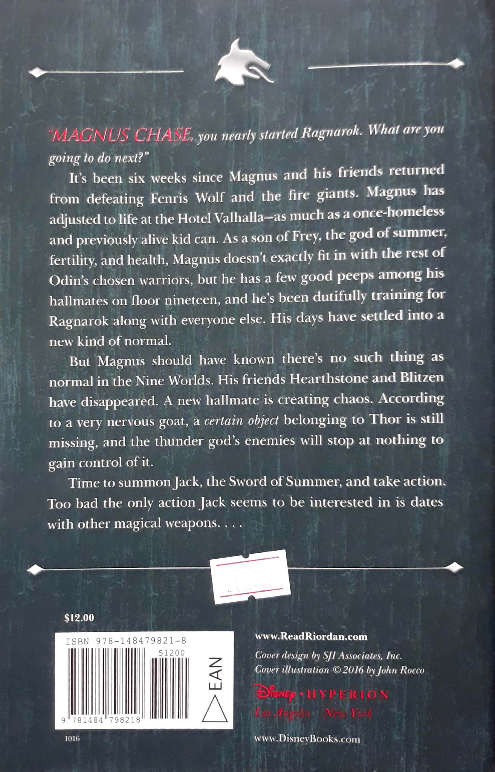 Magnus Chase And The Gods Of Asgard Book 2: The Hammer Of Thor